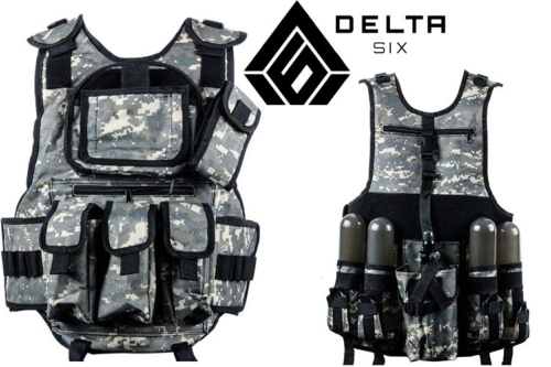 Veste tactique Delta Six Paintball Digital ACU