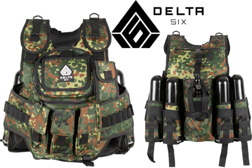 Veste tactique Delta Six Paintball Flecktarn