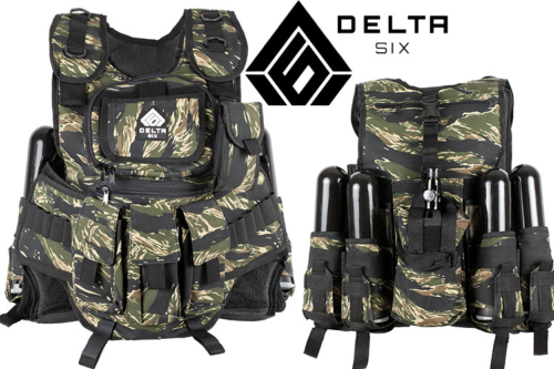 Veste tactique Delta Six Paintball Tiger Stripes