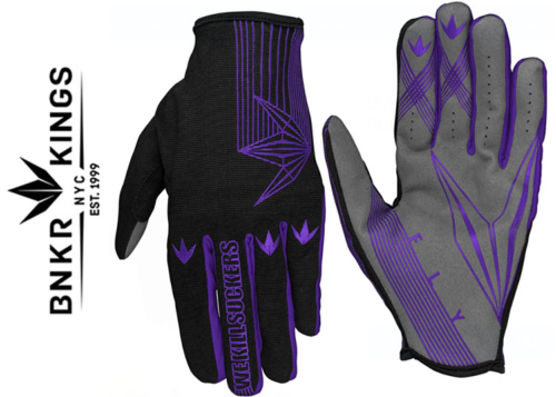 Gants Bunkerkings Fly - Purple - L/XL