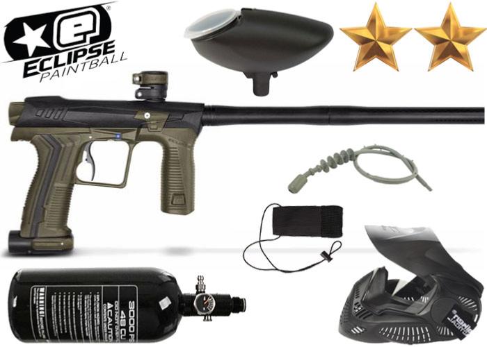 Pack Paintball Planet Eclipse Etha 2 black earth air comprimé
