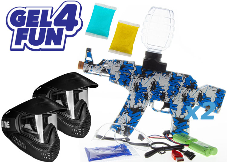 Dual Package Gel Blaster Gel4Fun mini AK + 15000 billes offertes