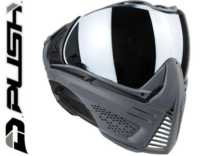 Masque Paintball Push Unite - grey black