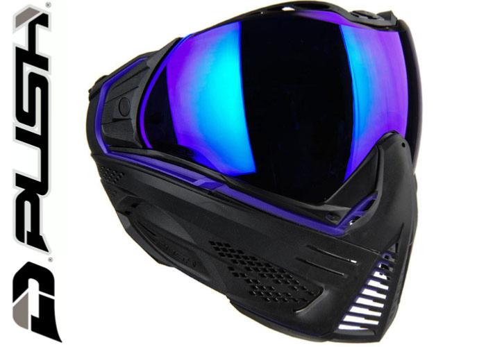 Masque Paintball Push Unite - black purple