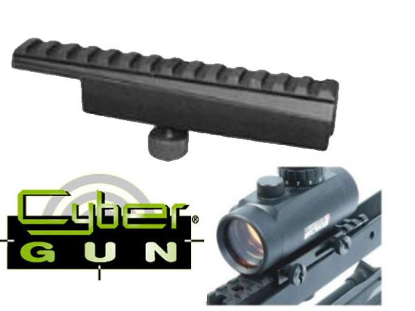 Rail aluminium pour montage sur poignée FAMAS