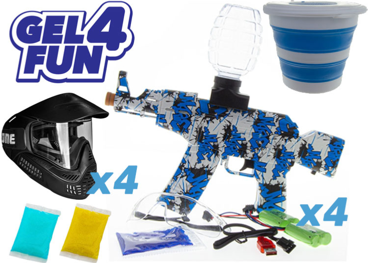 Family Package Gel Blaster Gel4Fun mini AK + 15000 billes offertes