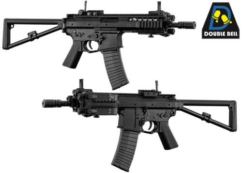Réplique Airsoft Double Bell AEG type KAC PDW full métal 1,0J